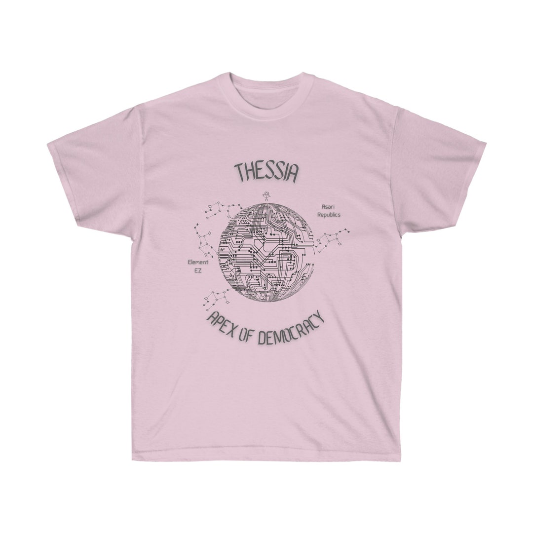 Thessia | Mass Effect Tshirt, Liara T'soni, Commander Shepard, Gamer ...