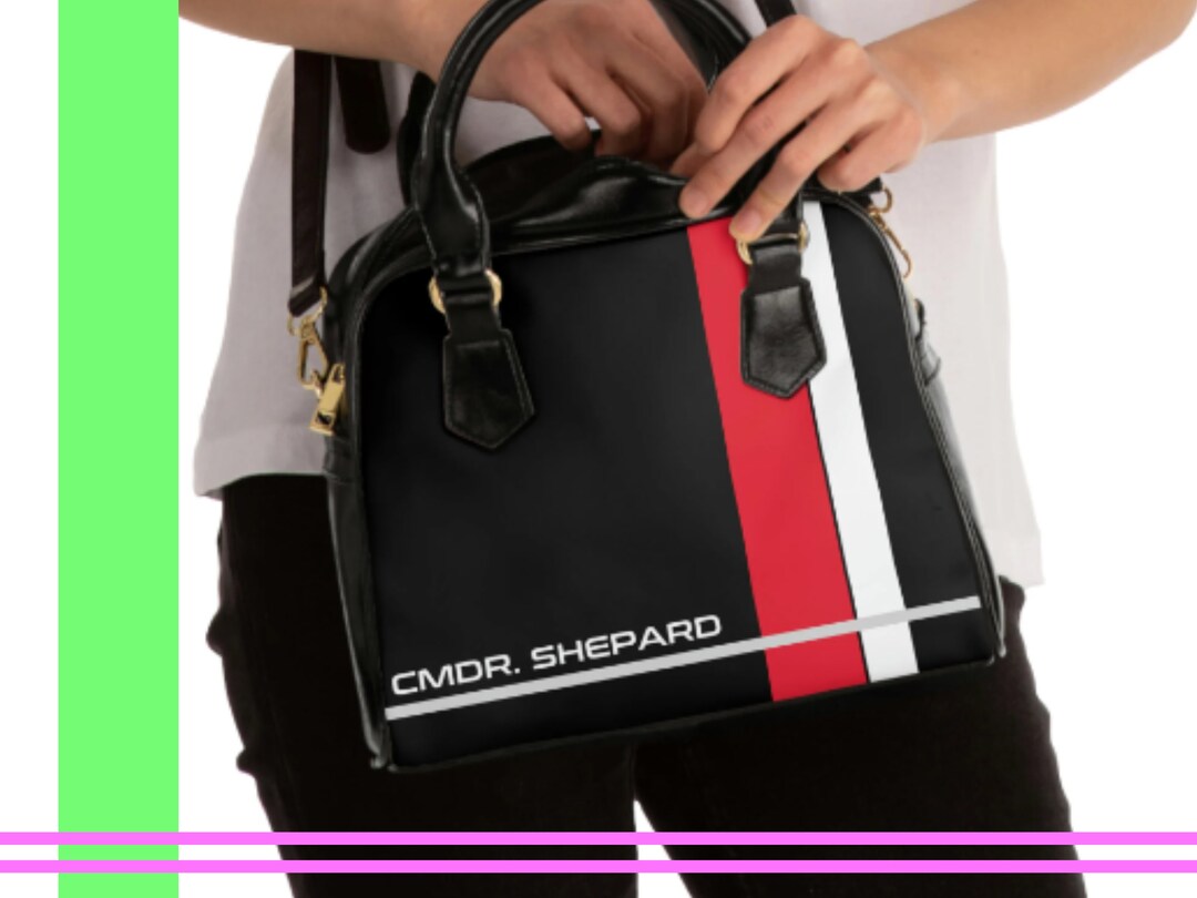 Shepard Commander Convention Shoulder Bag | Mass Effect, Gamer Girl ...
