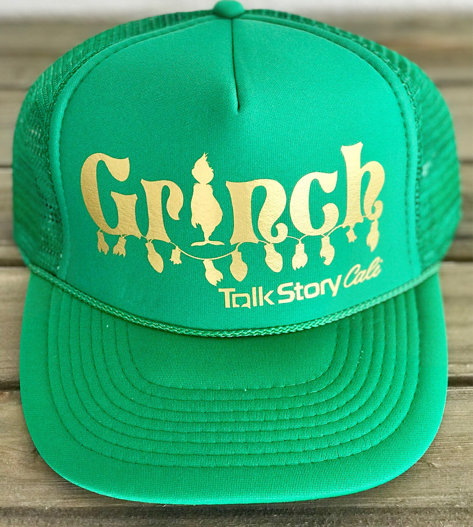 GRINCH Holiday Trucker Hat - Etsy