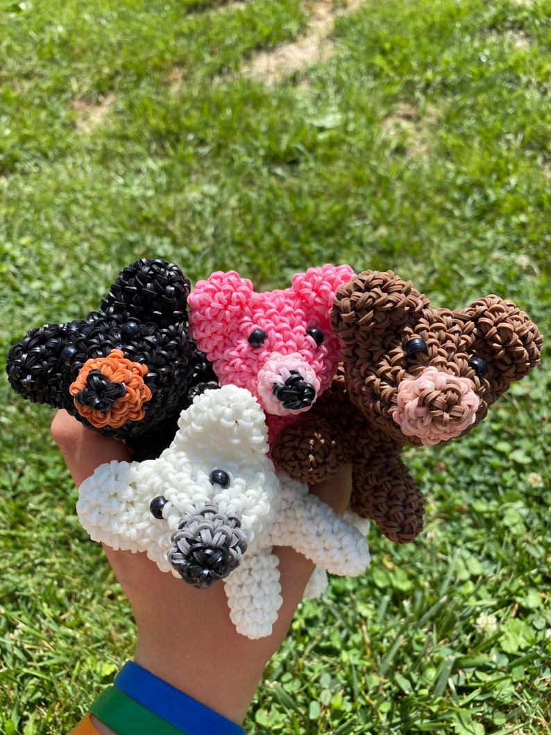 Loomigurumi Bear Rainbow Loom Animal - Etsy