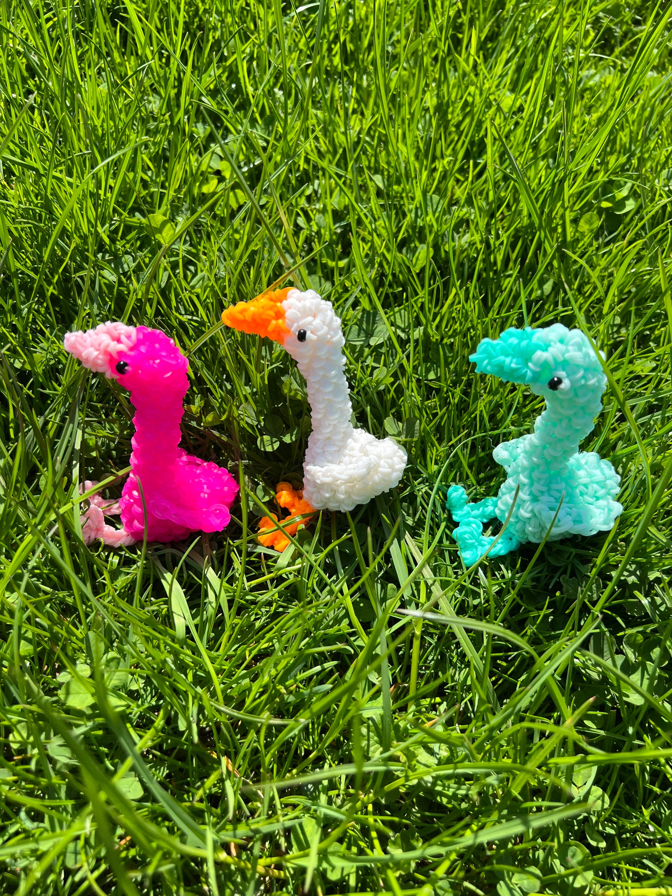 Loomigurumi Goose Rainbow Loom Animal - Etsy