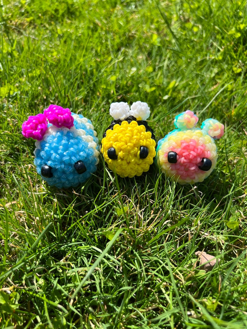 Loomigurumi Bee Rainbow Loom Animal | Etsy