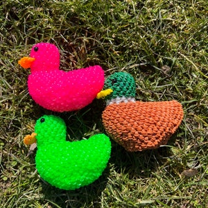 Loomigurumi Duck Rainbow Loom Animal - Etsy