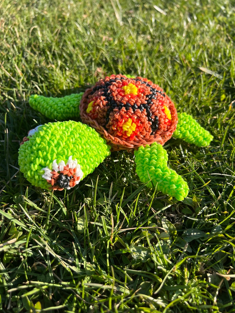 Loomigurumi Sea Turtle Rainbow Loom Animal - Etsy