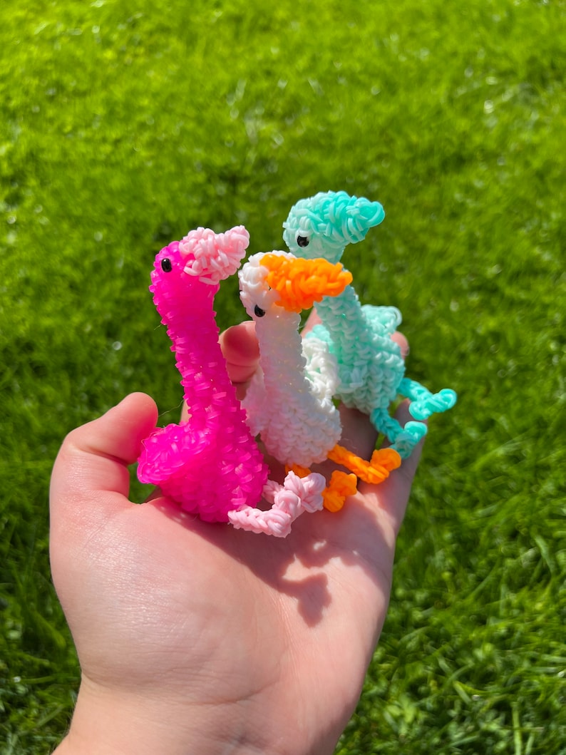 Loomigurumi Goose Rainbow Loom Animal - Etsy