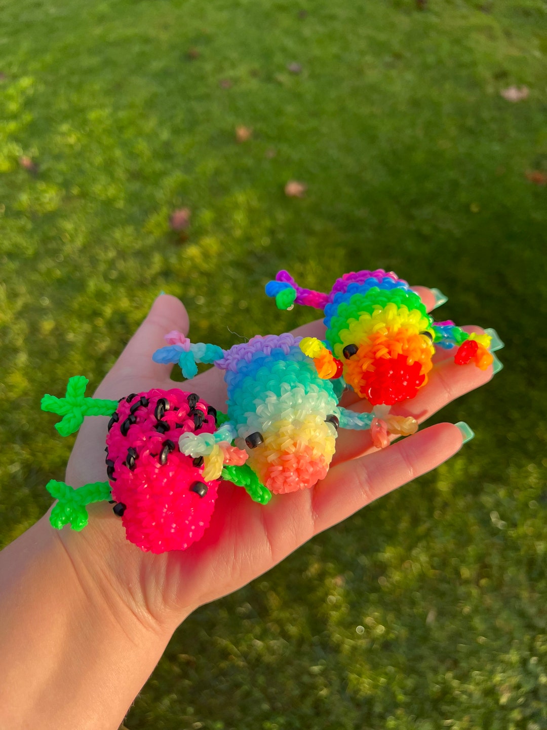 Loomigurumi Frogs Rainbow Loom Animal - Etsy