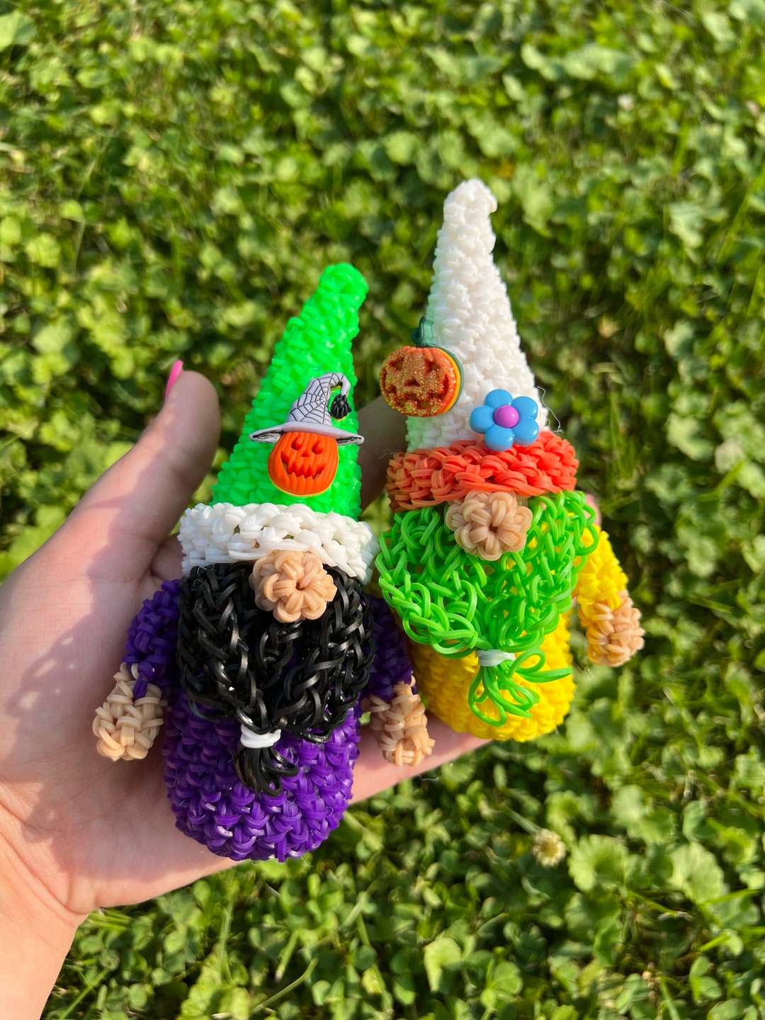 Loomigurumi Halloween Garden Gnome Rainbow Loom Figure - Etsy