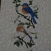 Quilted Embroidered Blue Birds Wall Hanging 20.5x25.5 - Etsy