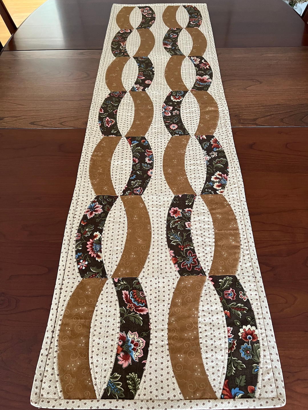 Quilted Ribbons Table Runner 15x54 - Etsy