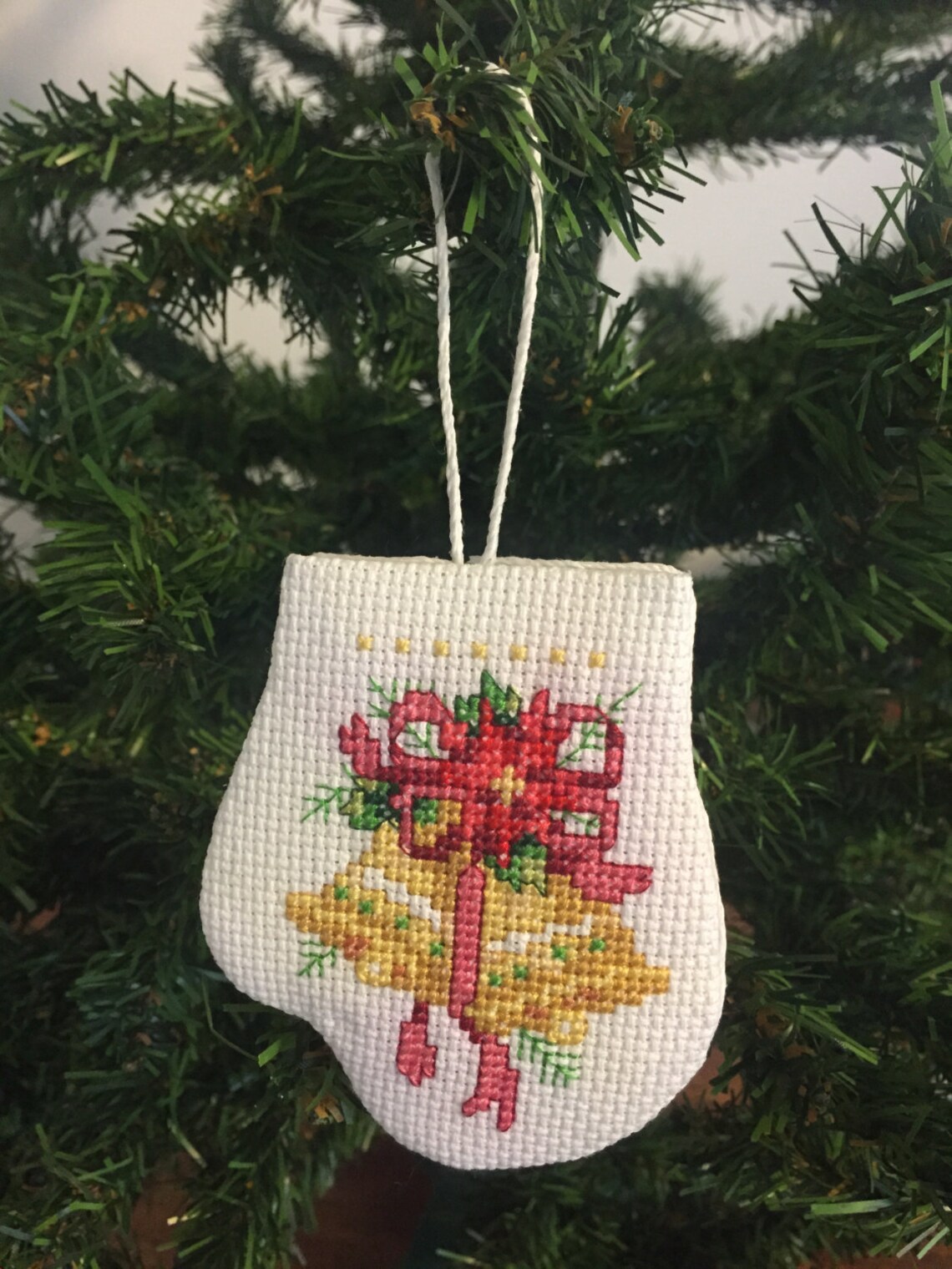 Christmas Bells Mitten Ornament - Etsy