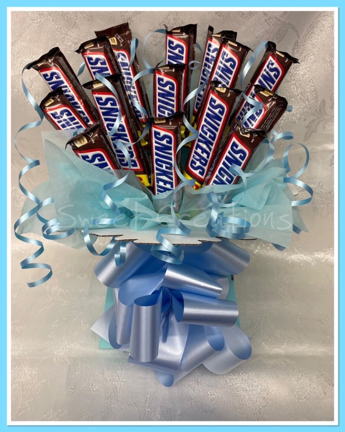 Snickers Chocolate Bouquet SWEET CREATIONS Sweet Hamper Gift - Etsy