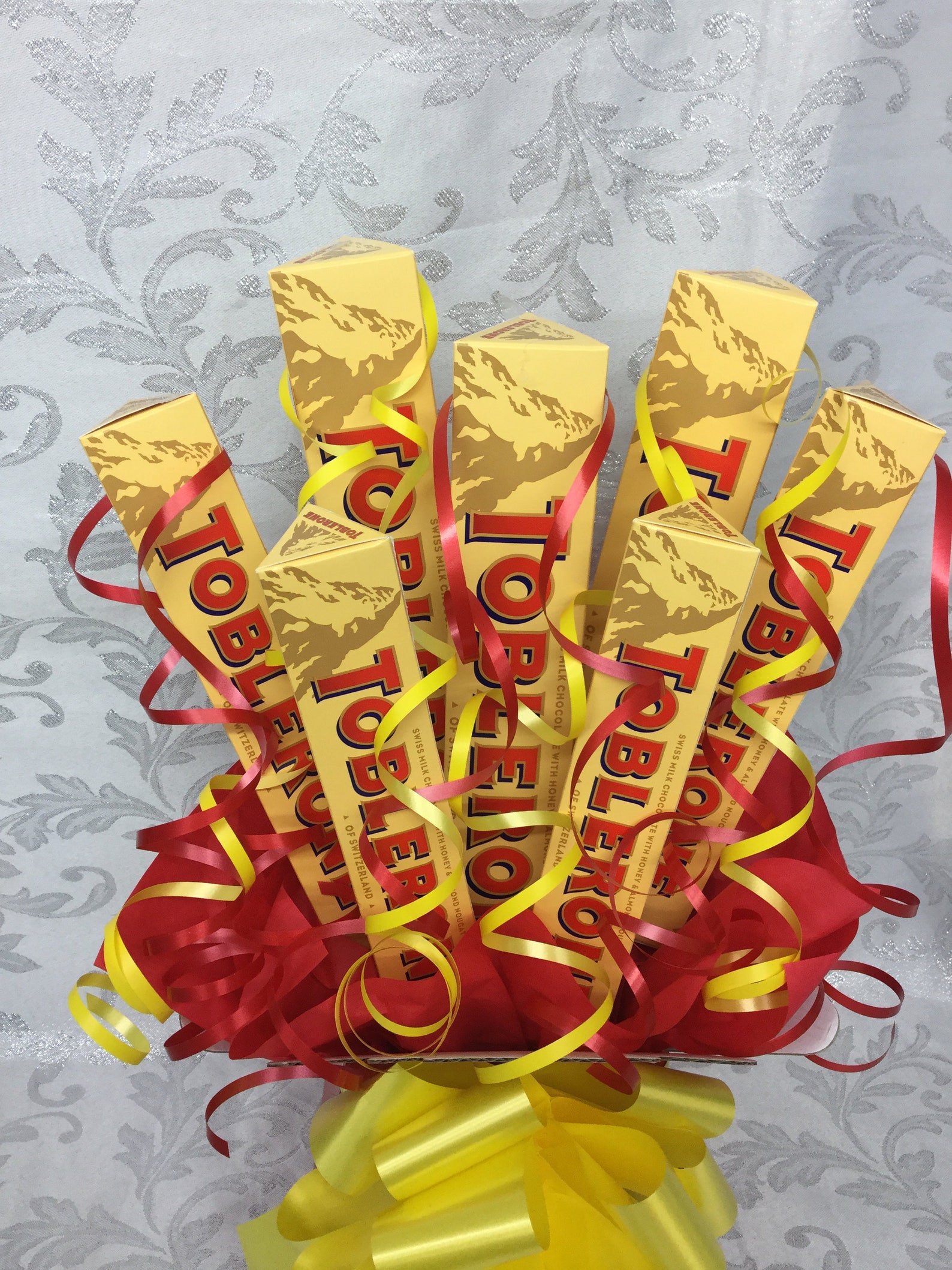 Toblerone Chocolate Bouquet SWEET CREATIONS Sweet Hamper Gift - Etsy UK