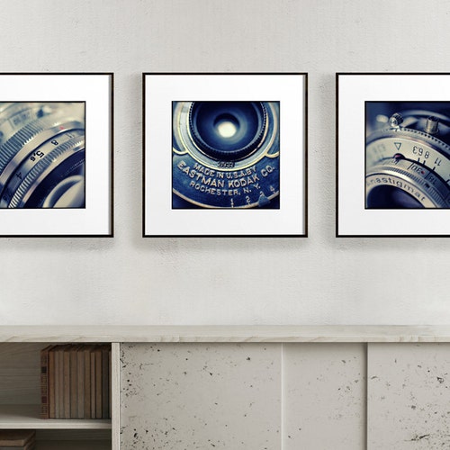 Camera Wall Art Vintage Camera Art Photographer Gift Set of - Etsy