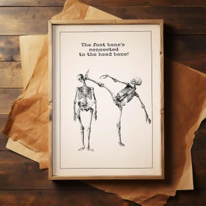 Vintage Anatomy Wall Art Medical Student Gift Taekwondo Gift MMA Fan ...