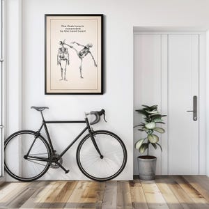 Vintage Anatomy Wall Art Medical Student Gift Taekwondo Gift MMA Fan ...