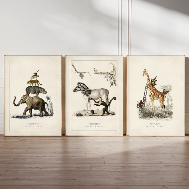 Funny Animal Prints - Etsy
