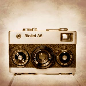 6 Camera Prints Square Print Set Camera Wall Art Gift for Photographer ...