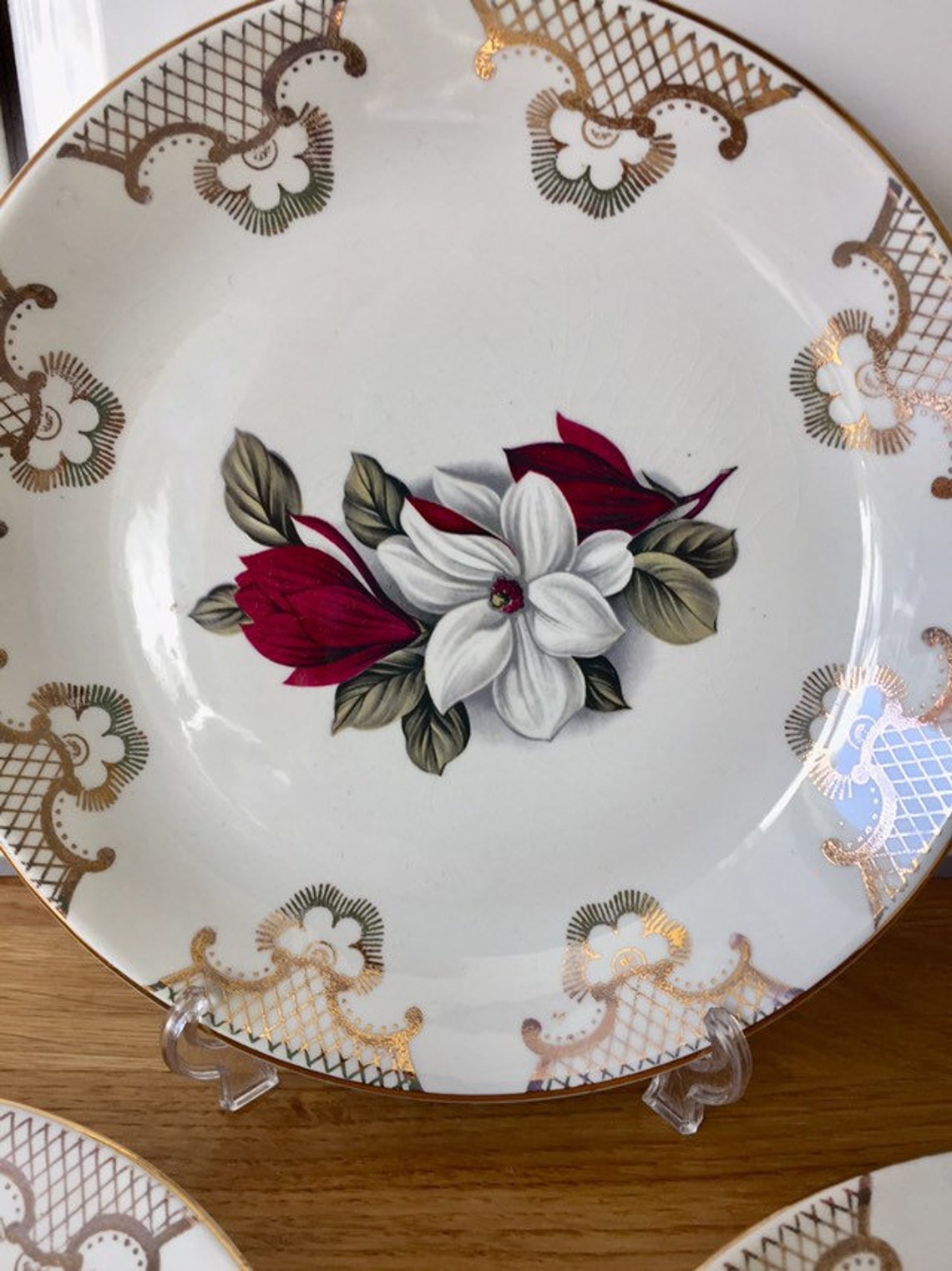 Mid Century Vintage Side Plates. Set of 3 - Etsy