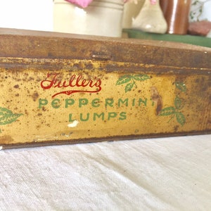 Vintage 1940's Fueller's Peppermint Lumps Tin. Vintage - Etsy