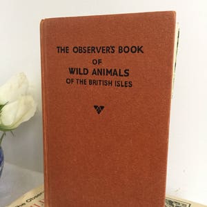 Vintage 1971 Observers Guide Book to Wildanimals - Etsy