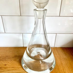 Gorgeous Antique Flat Bottom Ships Cut Glass Decanter. - Etsy