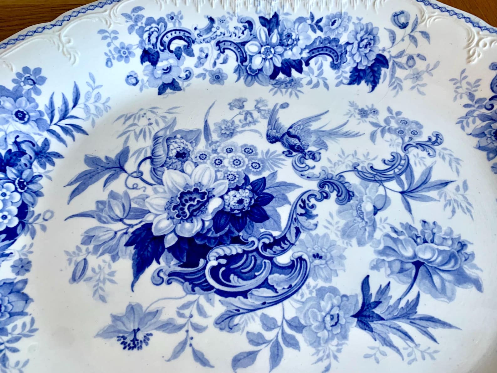 Antique Berlin Chaplet Stone China Platter. Rare 1830’s Minton Boyle ...