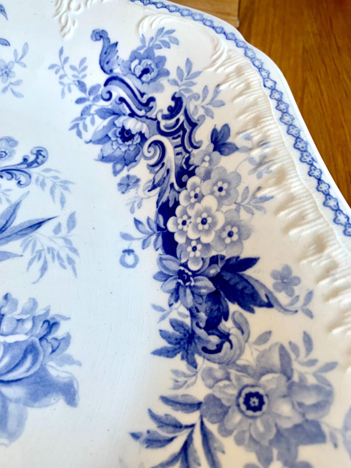 Antique Berlin Chaplet Stone China Platter. Rare 1830’s Minton Boyle ...