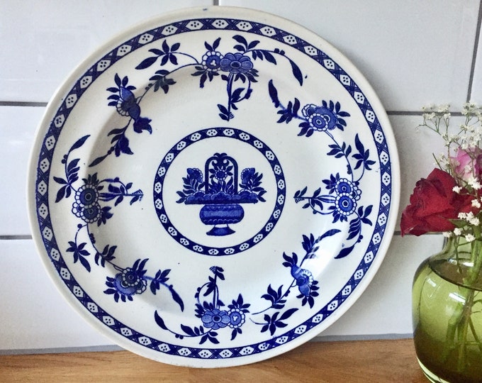 Antique T.G. Green. Pottery Floral Delph Dinner Plate - Etsy