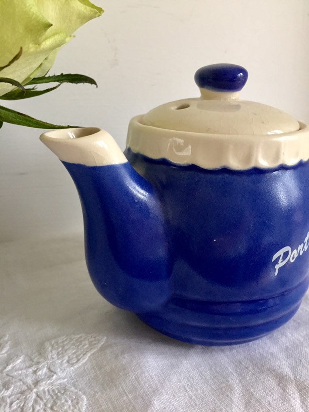Blue Vintage Portland Devon Ware Teapot - Etsy