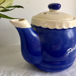 Blue Vintage Portland Devon Ware Teapot - Etsy