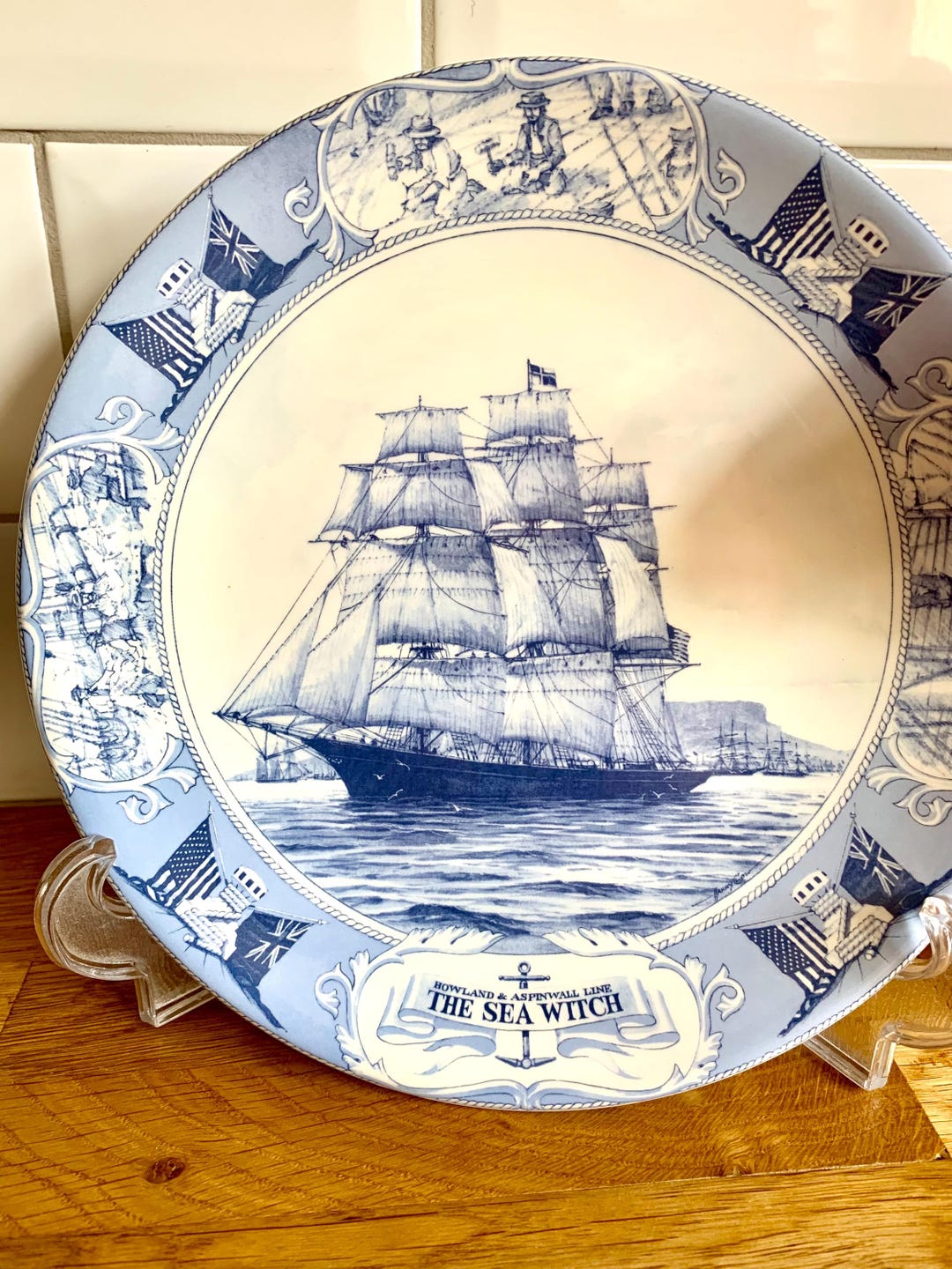 Vintage Wedgwood Commemorative Plate. the Great Racing Clipoers ...
