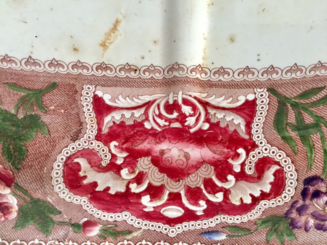 Huge Antique Spode 'new Fayence' Georgian Meat Plate. - Etsy