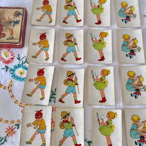 Vintage Snap Card Game. Vintage Cards. - Etsy
