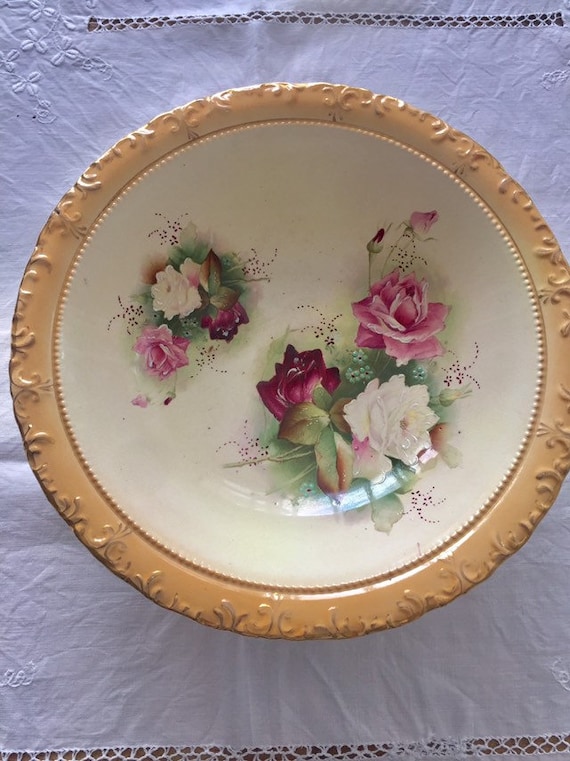 James Kent. Old Foley Ware Hand Painted Serving Bowl. | Etsy