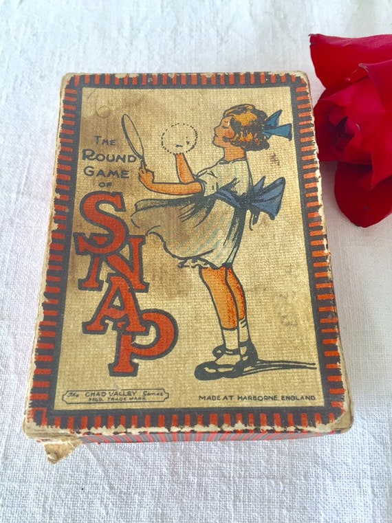 Vintage Snap Card Game. Vintage Cards. | Etsy