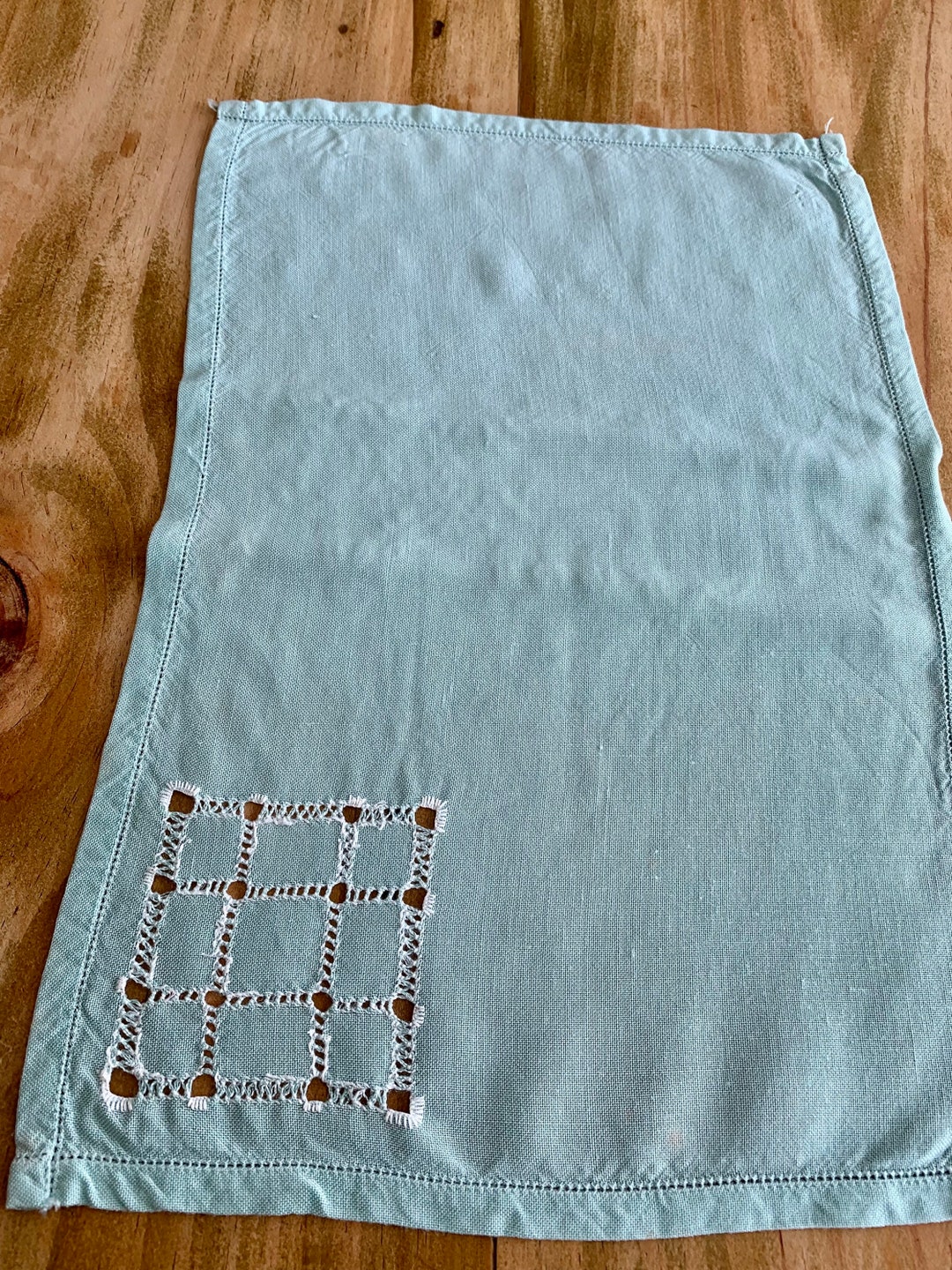 Vintage Art Deco Linen Tray Cloth or Centre Piece. Embroidered Linen - Etsy