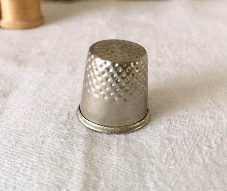 Dedal de metal vintage de 3. | Etsy