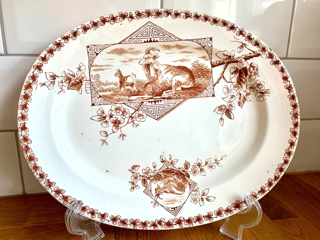 Vintage Goat Platter. - Etsy
