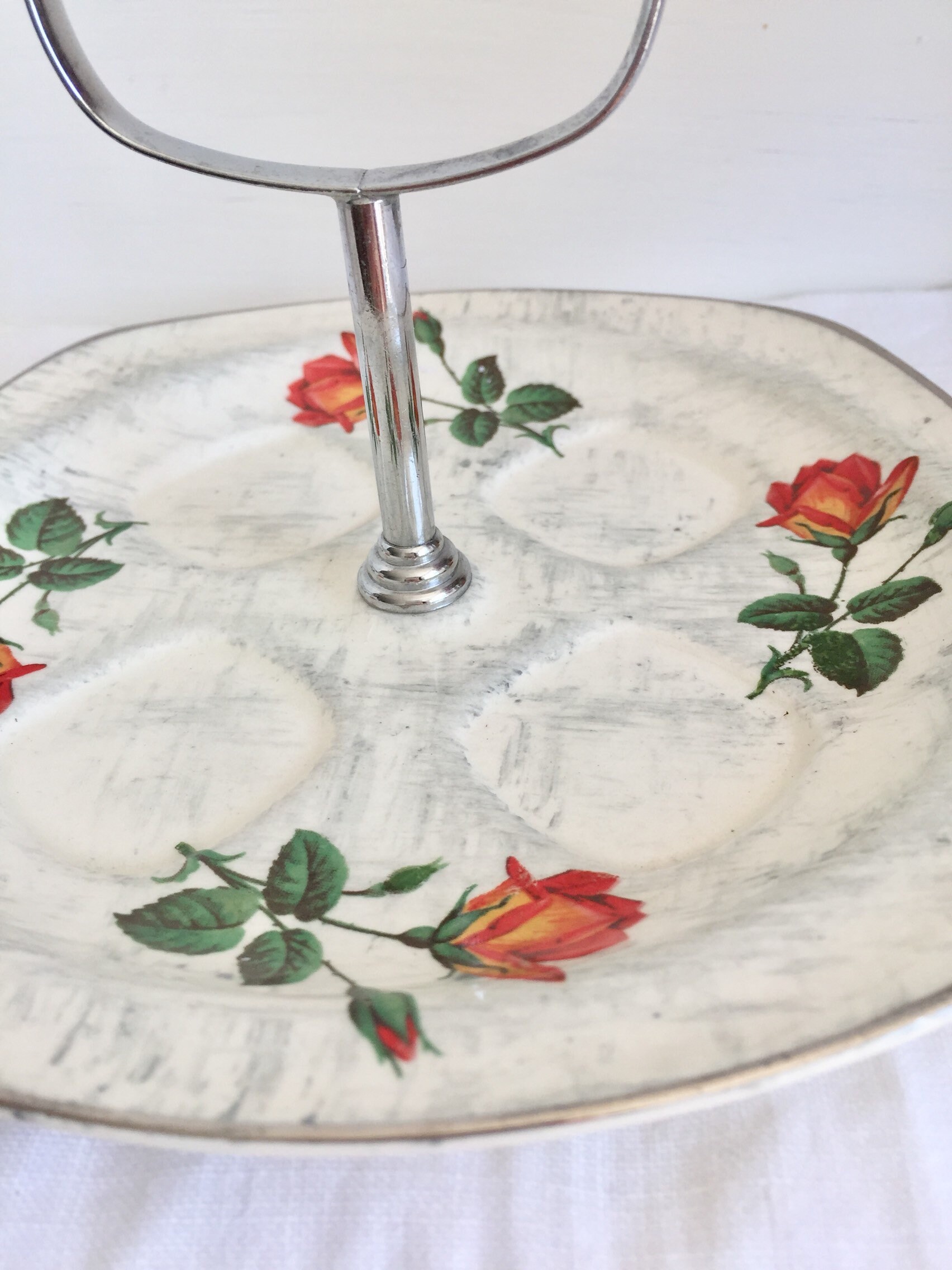 Mid century Midwinter Rose Marie egg cups and | Etsy