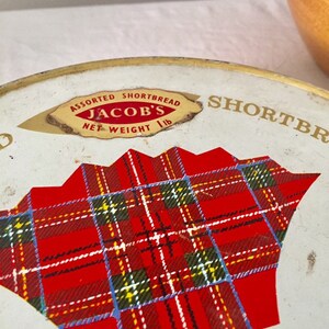 Vintage Jacobs Shortbread Biscuit Tin. Vintage Scottish Tin - Etsy