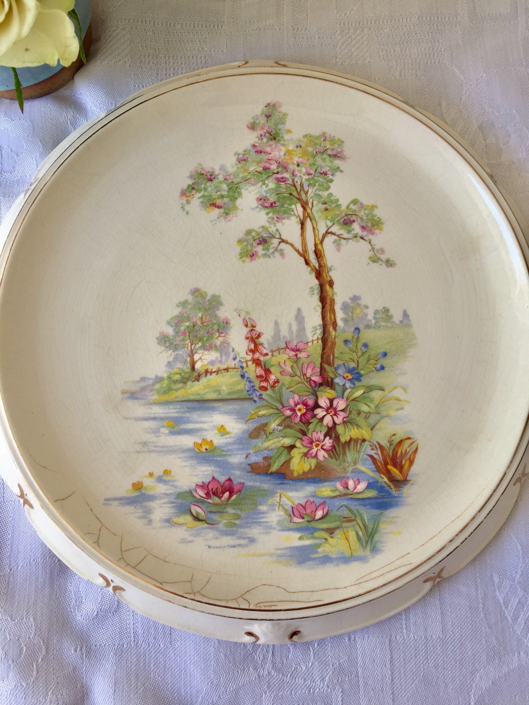 Edwardian Falcon Ware Bread Plate. Bread Platter. Vintage - Etsy