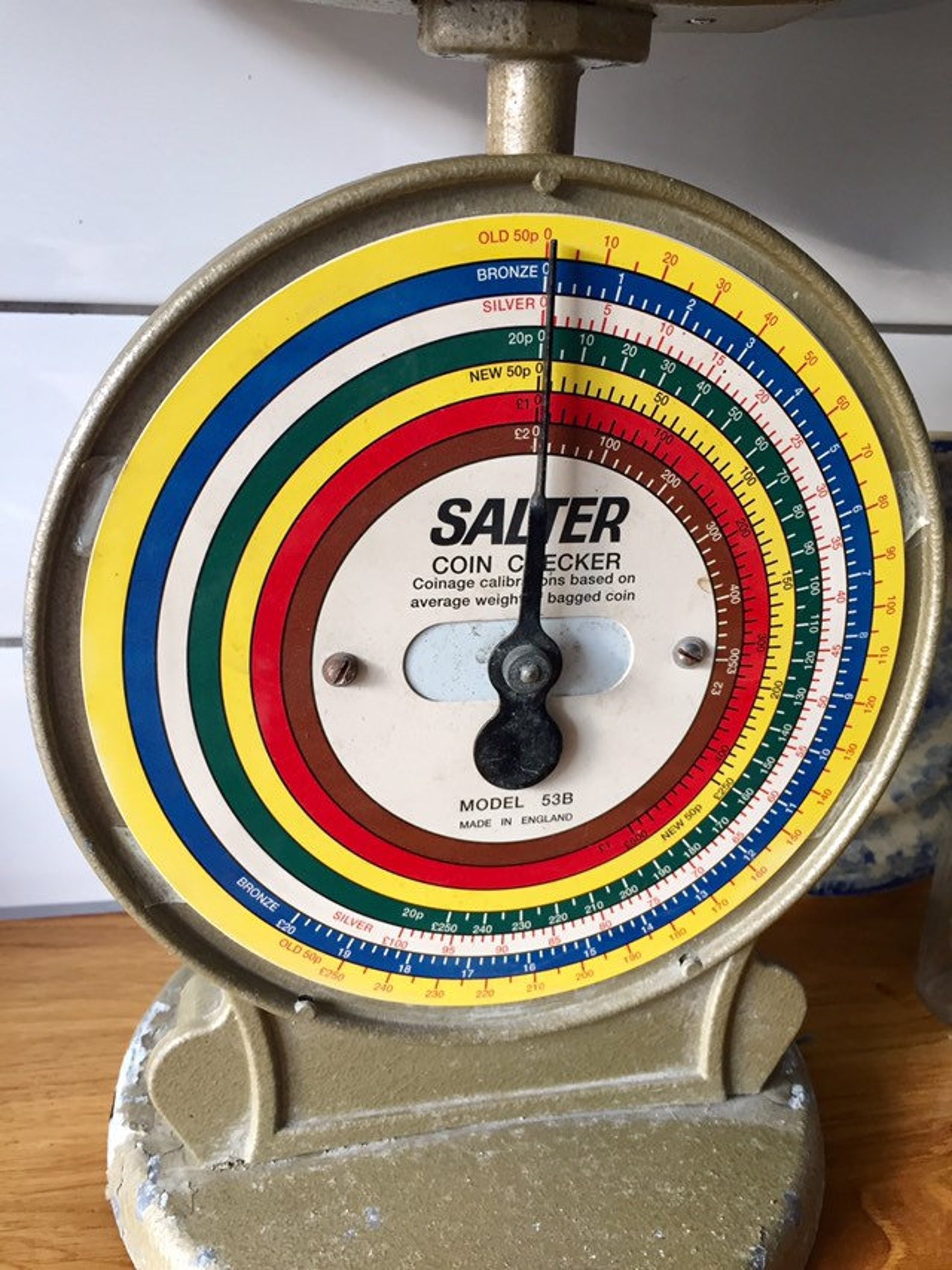 Rare Vintage Salter Cast Iron Kitchen Scales. Vintage Coin | Etsy