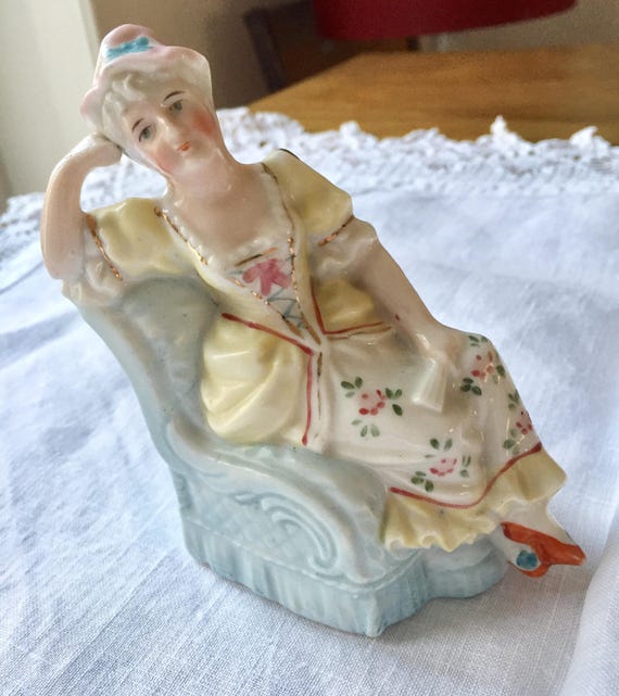 Vintage reclining porcelain lady. Statues Home Décor Home & Living etna ...