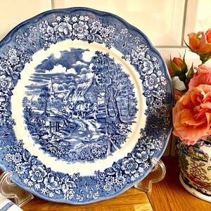 Vintage ‘english Scenery’ Dinner Plate. - Etsy