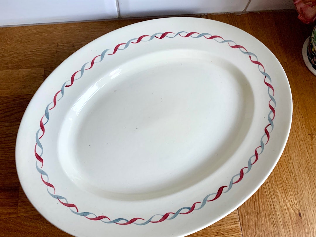 Ridgway Retro Ceramic Platter. - Etsy