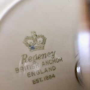 Vintage British Anchor Regency Footed Cake Plate. - Etsy