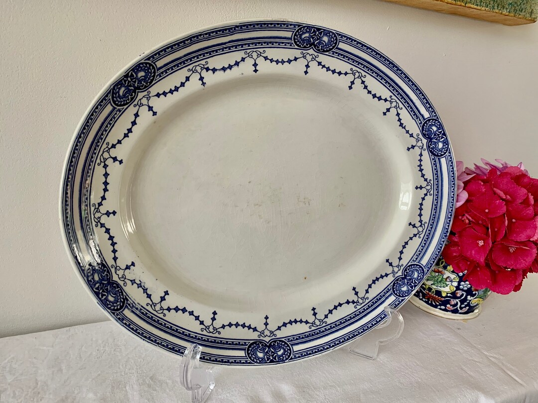 Vintage Art Deco Bristol Pountney Platter. Marlborough Pattern. - Etsy UK