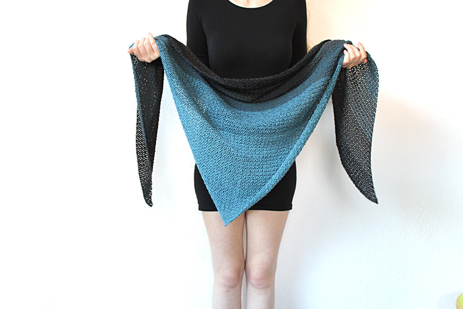 Never Ending Shawl Crochet Triangle Shawl Pattern Wearable - Etsy UK