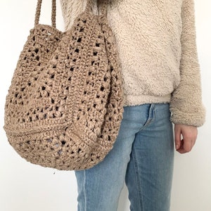 Tulip Square Trapeze Tote Crochet Pattern Instant PDF Download by ...