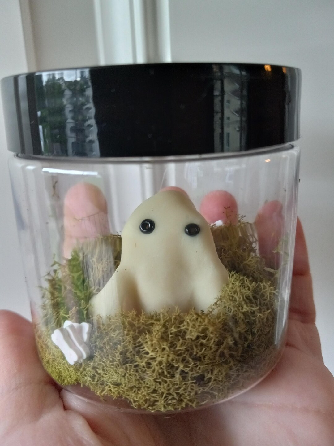 Fun, Unique, Glow in the Dark Ghost in Jar Decoration, Teen Halloween ...